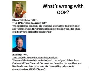 OOP History And Core Concepts PPTX