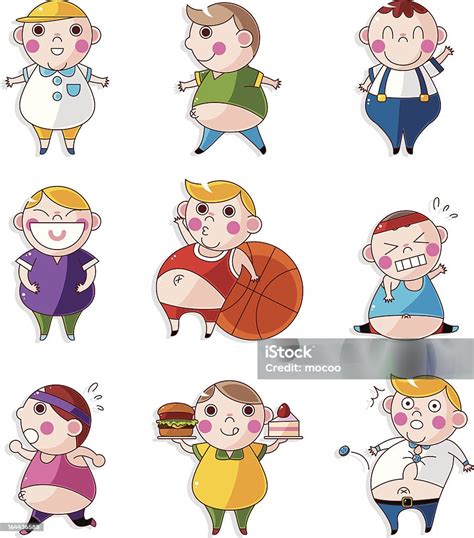 Fat People Cartoon Clip Art