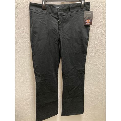 Dickies Dickies Women Black Pants Flex Twill Slim Fit 12l Bootcut Grailed