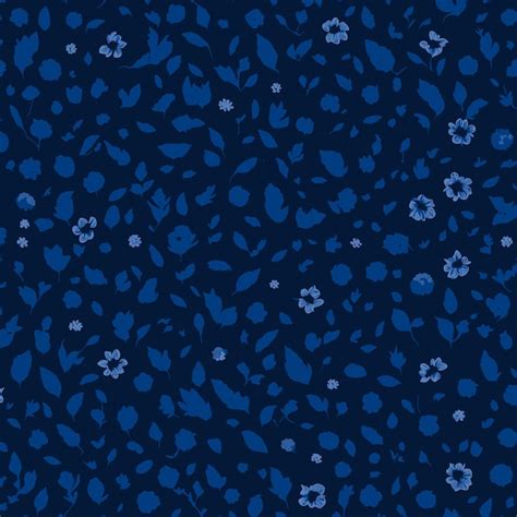 Premium Vector Vector Cute Pattern In Small Colorful Flowers Dark
