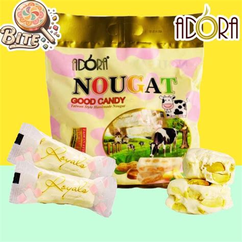 Adora 400grams Nougat Peanut And Sesame Falvor Soft Candy Individual Pocket Size Pack Yummy