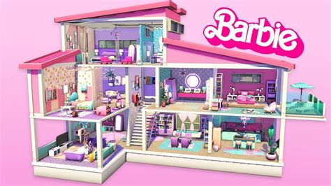 Barbie Dollhouse 🩰 The Sims 4 Speed Build No Cc Sims 4 Sims Sims 4 Bedroom