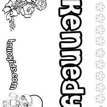 Kennedy Coloring Pages