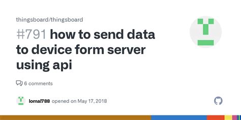How To Send Data To Device Form Server Using Api Issue Thingsboard Thingsboard Github