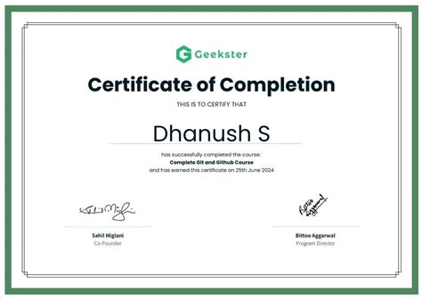 dhanush s on linkedin git github geekster versioncontrol