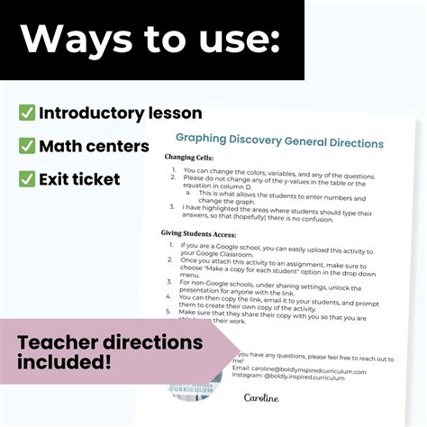Graphing Absolute Value Functions Activity Transformations Discovery Lesson Boldly Inspired