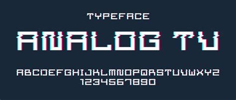 Ilustración De Glitch Noisy Geometric Vector Font In Analog Style Futuristic Cyberpunk Typeface