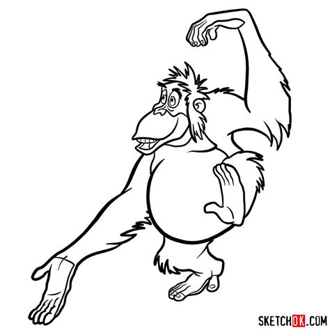 How To Draw King Louie From Jungle Book Artofit