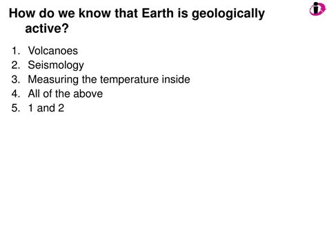Ppt How Do We Know That Earth Is Geologically Active Powerpoint