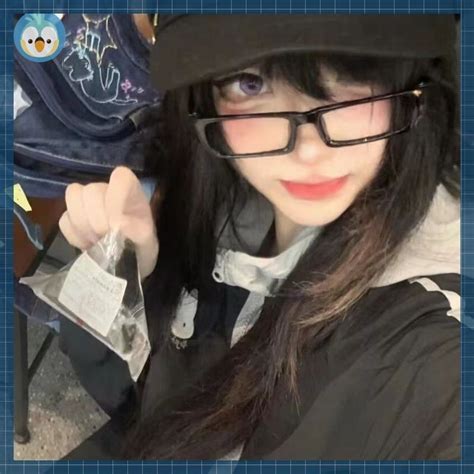 B Cosplay Props Black Rectangular Narrow Frame Glasses Cute Handsome