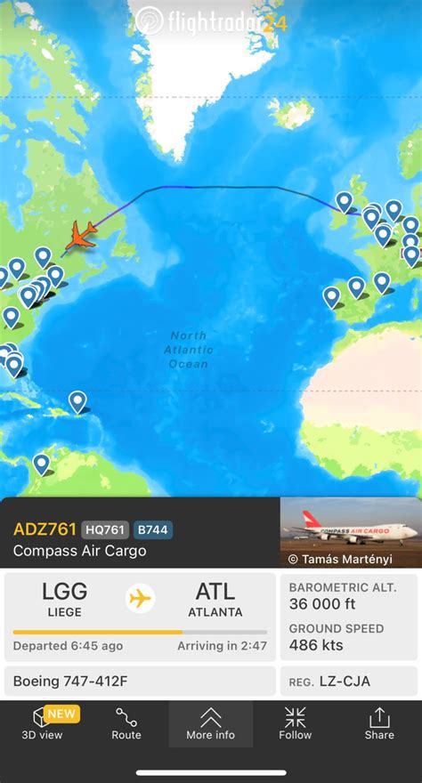 Compasscargo B744f Cargoaviation Compassaircargo Compass Cargo