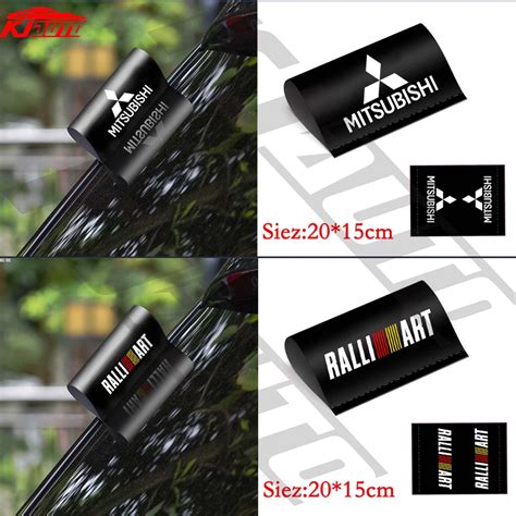 New Mitsubishi Car Sticker Wash Label Style Trunk Door Decals Pvc Auto