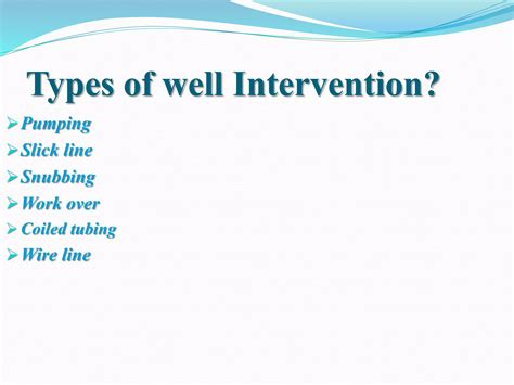 Well Intervention Pptx