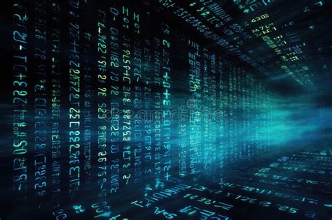binary realistic tech colorful background modern devices ai generated