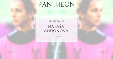 Nataša Andonova Biography Pantheon