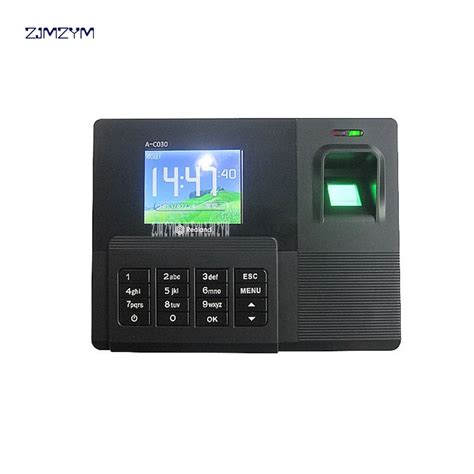 Aliexpress Buy A C Fingerprint Attendance Punch Card Machine Biometric Fingerprint Time