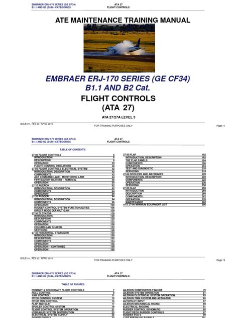 Ata 27 Flight Controls Emb 170 My Version Download Free Pdf