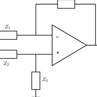 Circuit Of A Differential Amplifier Download Scientific Diagram