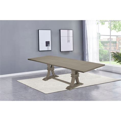 Best Quality Furniture Rustic Grey Extension Dining Table Overstock