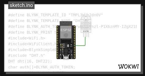 Blynk Dht11 Wokwi Esp32 Stm32 Arduino Simulator