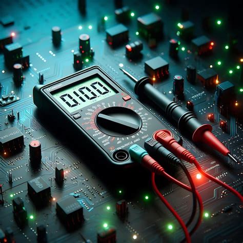 premium photo digital multimeter front view generative ai