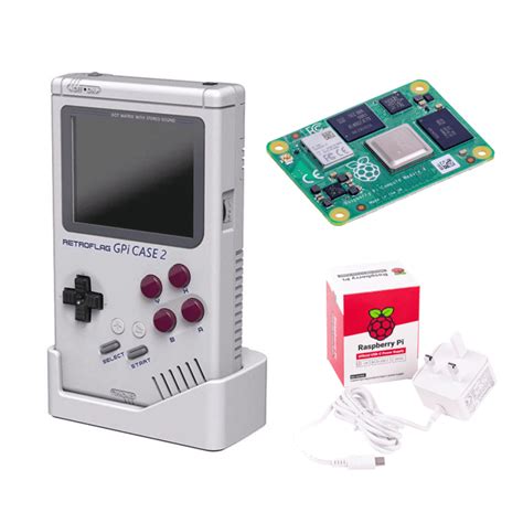 retroflag gpi case 2 deluxe for raspberry pi cm4 and kits