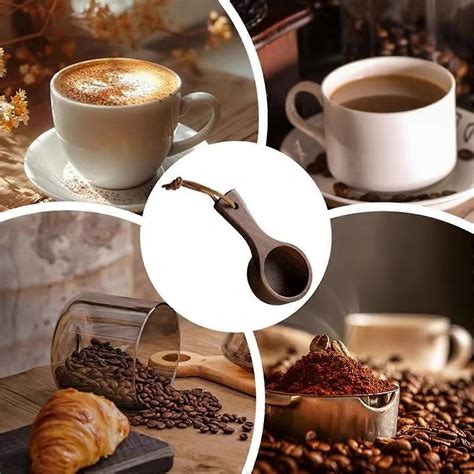 Nature Wood Mini Measuring Scoop Tea Coffee Bean Scoop Sugar Spice