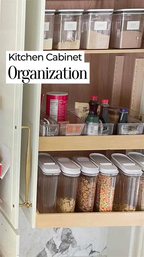 How To Organize Small Kitchen Cabinets