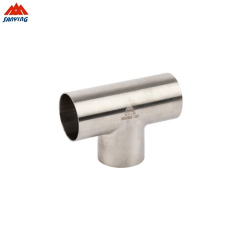 Sanitary Stainless Steel Welded Equal Tee Tee And Welded Tee