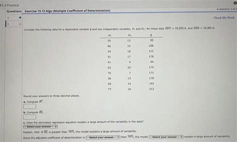 Solved 153 Practice Questions Exercise 1512 Algo Multiple