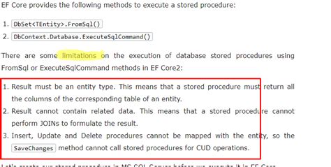 c execute stored procedure with multiple joins and multiple entitles