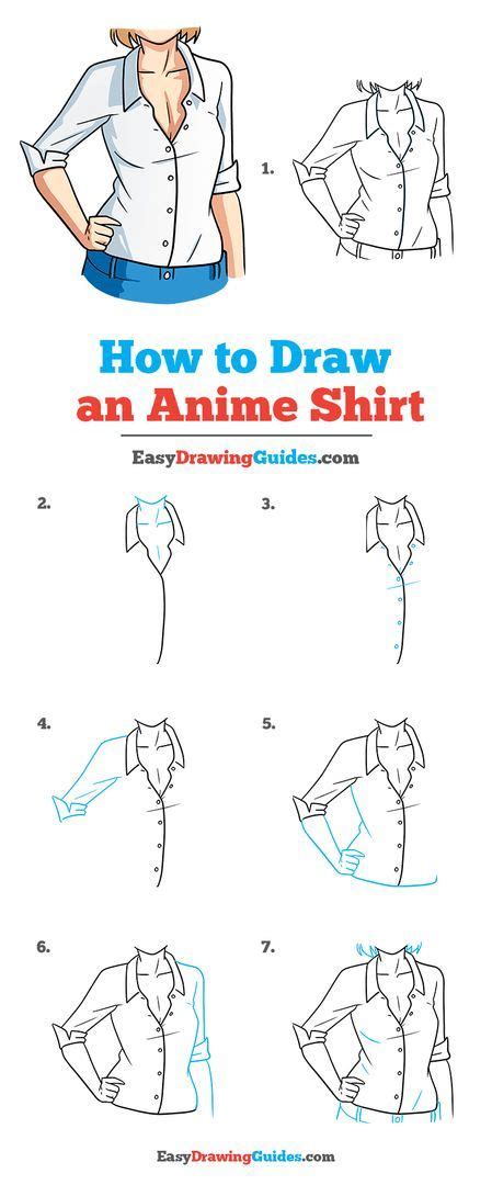 How To Draw An Anime Shirt Anime Shirt Drawing Step By Step Drawing