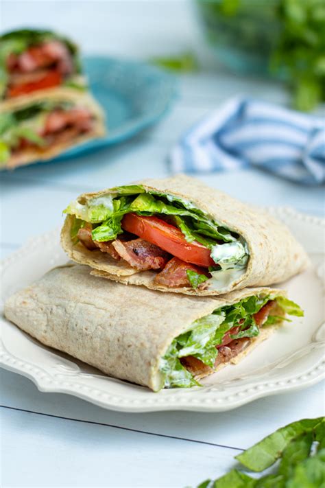 Healthy Blt Wraps With Special Sauce The Schmidty Wife
