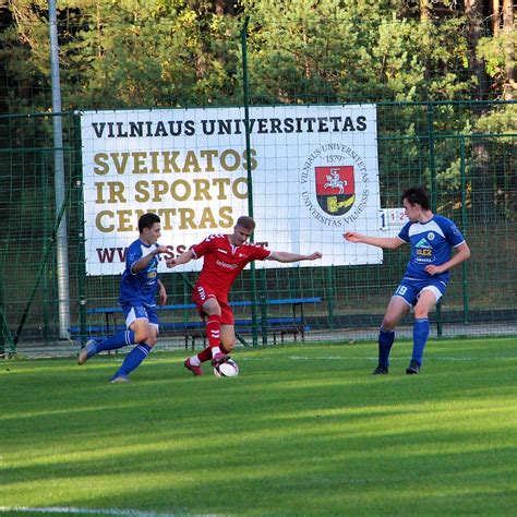 3 Ame Lsfl Rate Vu Futbolininkai Sužaidė Lygiosiomis Su Vilnius Tech Komanda