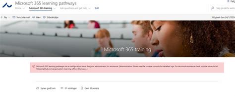 Users Can T Access The Microsoft Learning Pathways Web Part Issue Pnp Custom
