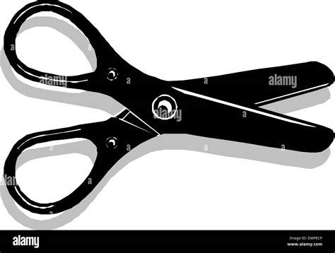 scissors object stock vector images alamy