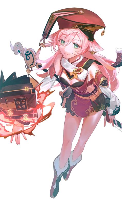 Yanfei Genshin Impact Drawn By Mizuku Hei Danbooru