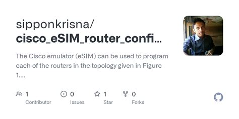 GitHub Sipponkrisna Cisco ESIM Router Configuration The Cisco Emulator ESIM Can Be Used To