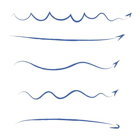 Premium Vector A Drawing Of A Wave With Arrows Pointing To The Right