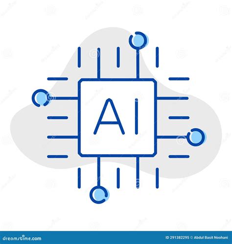 Visualize The World Of Artificial Intelligence With This Illustrative Representation Stock