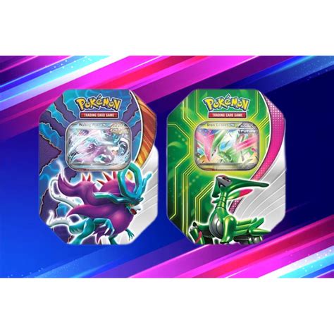 Pokemon Tcg Scarlet And Violet Sv05 Temporal Forces May Ex Tin 4 Booster Shopee Singapore