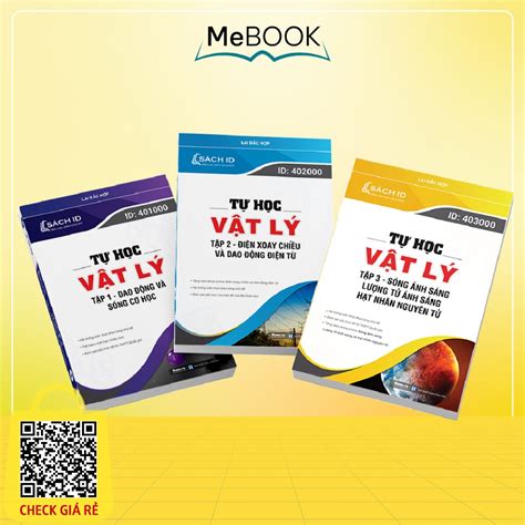 combo 3 sách tự học vật lý ôn luyện thi thptqg me book