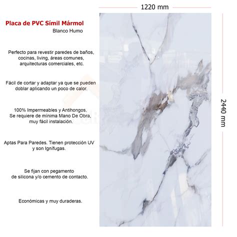 Blanco Humo Placa De Pvc Uv Euroflooring