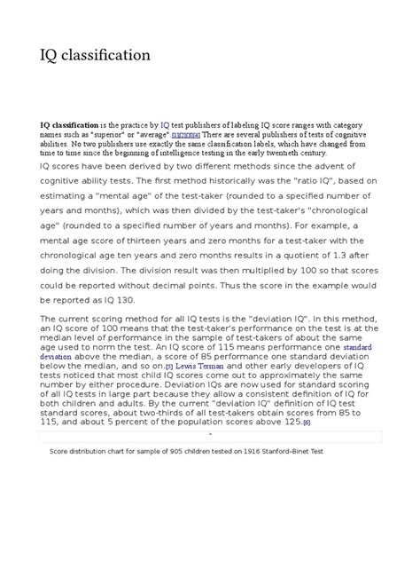 Iq Classification Pdf Intelligence Quotient Wechsler Adult Iq Classification Pdf Intelligence Quotient Wechsler Adult