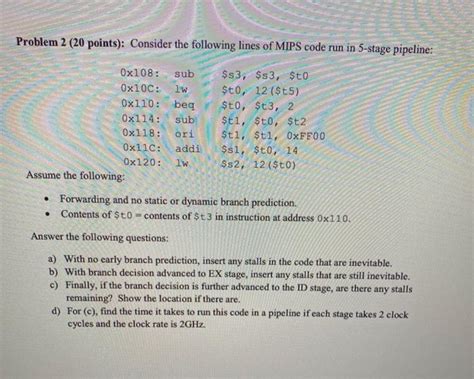 problem 2 20 points consider the following lines