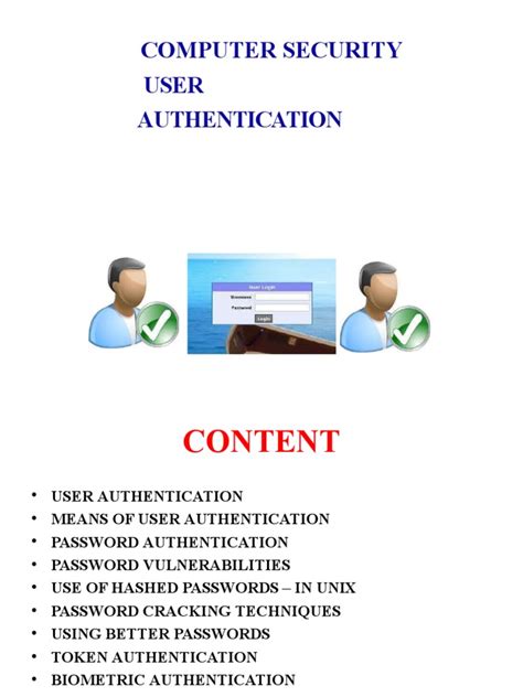 Week 10-User Authentication | PDF | Password | Authentication