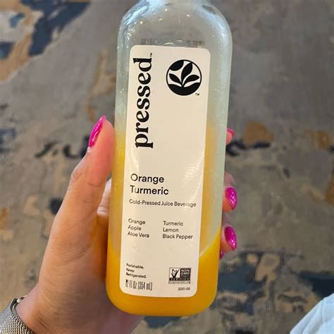 Pressed Juicery Cold Pressed Orange Turmeric Review Abillion