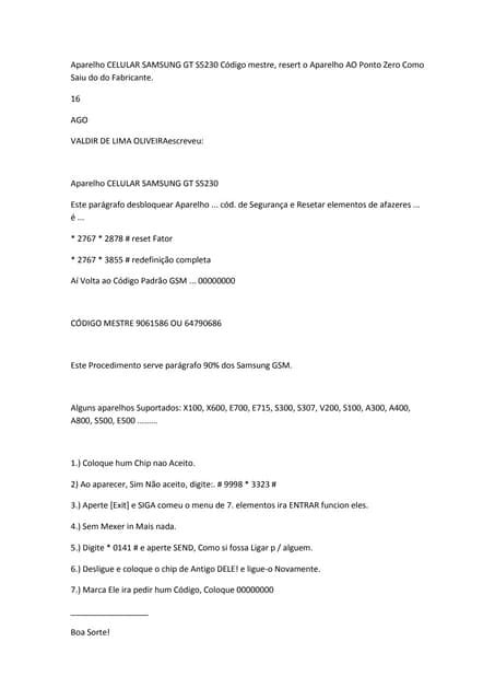 Phone Security Code Unlock Message Pdf