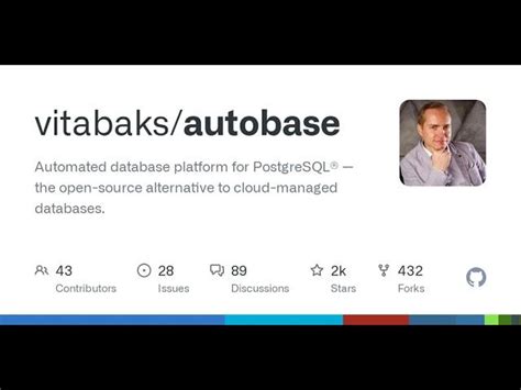 Autobase On Linkedin Github Vitabaksautobase Automated Database