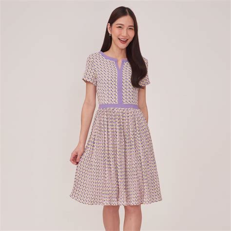 Laboratory 🛒👉 Th 2vxowbquos เดรสคอกลม แขนสั้น